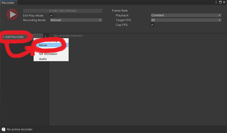 【Unity・初心者向け】Unity Recorder の使い方