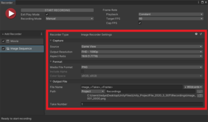【Unity・初心者向け】Unity Recorder の使い方